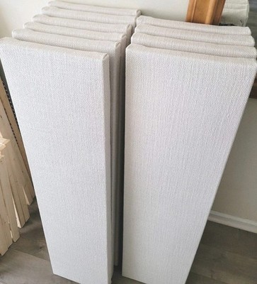 10 Sound Absorbing Acoustic Wall Panels in BONE - SET of 10 | eBay