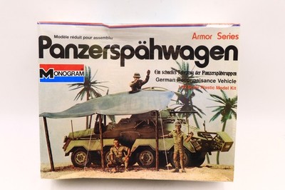 MONOGRAM PANZERSPAHWAGEN German MODEL KIT SCALE 1:32 #232 7581 SEALED ...