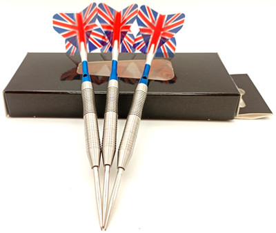 23g Tungsten Darts Set 90% Barrels Unique Ali Stems & Union Jack Dart ...