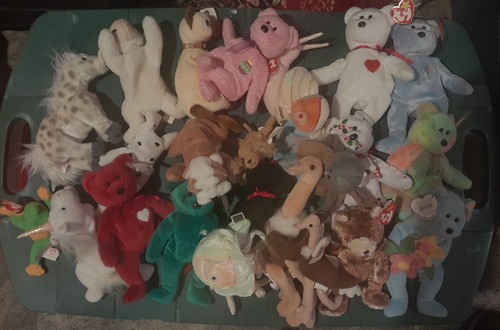 Ty beanie babies & beanie boos lot, 40 total | eBay