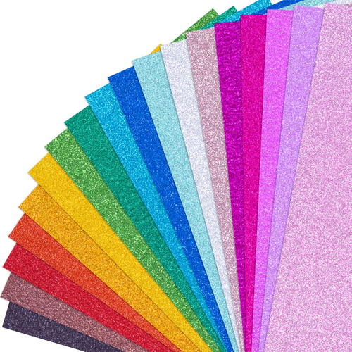 36 Sheets Glitter Cardstock Paper, Sparkly Paper A4 Premium Craft ...