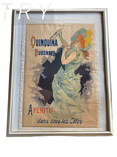 Antique French Jules Chéret chérette Purchased in New York about 30 ...