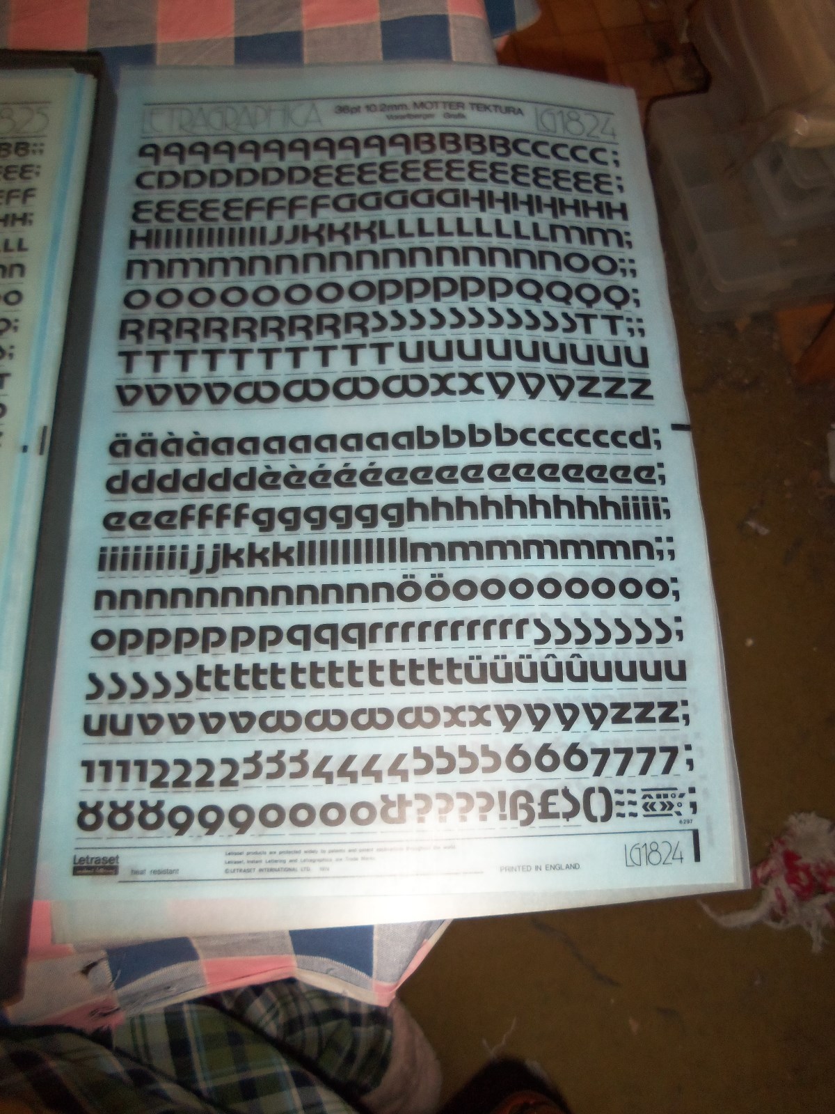 hh. NOS Letraset Lettering 10 x 15 Sheet Various Fonts Sizes Use Drop ...