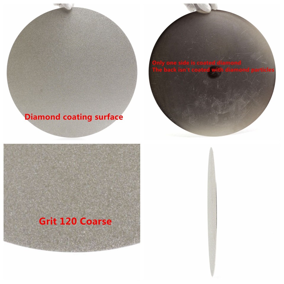 18 inch 450mm Diamond Grinding Disc NO HOLE Flat Lap Disk Grit 60-1000 ...