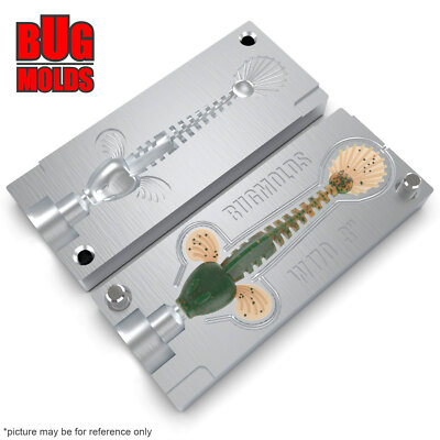 Bait DIY Fishing Mold Soft Plastic Baits Lure Plastisol Bass Goby | eBay