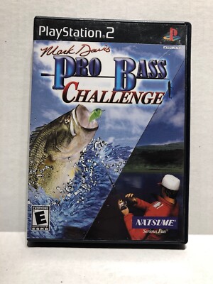 Mark Davis Pro Bass Challenge Sony Playstation 2 Game Disc Case Manual ...