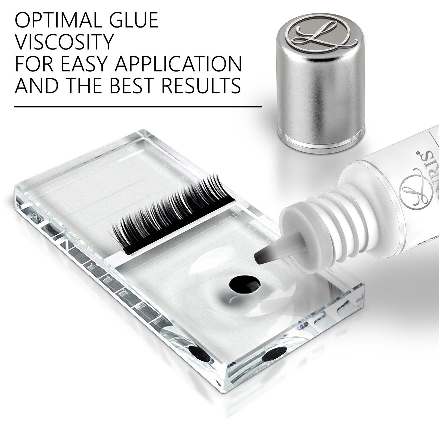 DIAMOND SENSITIVE Eyelash Extension Glue Black 5 ml LONRIS | No Fume ...