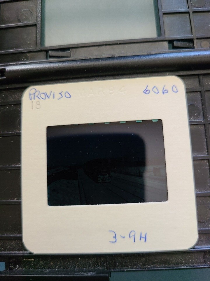Original Slide Soo Line SOO No. 6060 EMD SD60M Proviso ILL 3-1994 (H0 ...