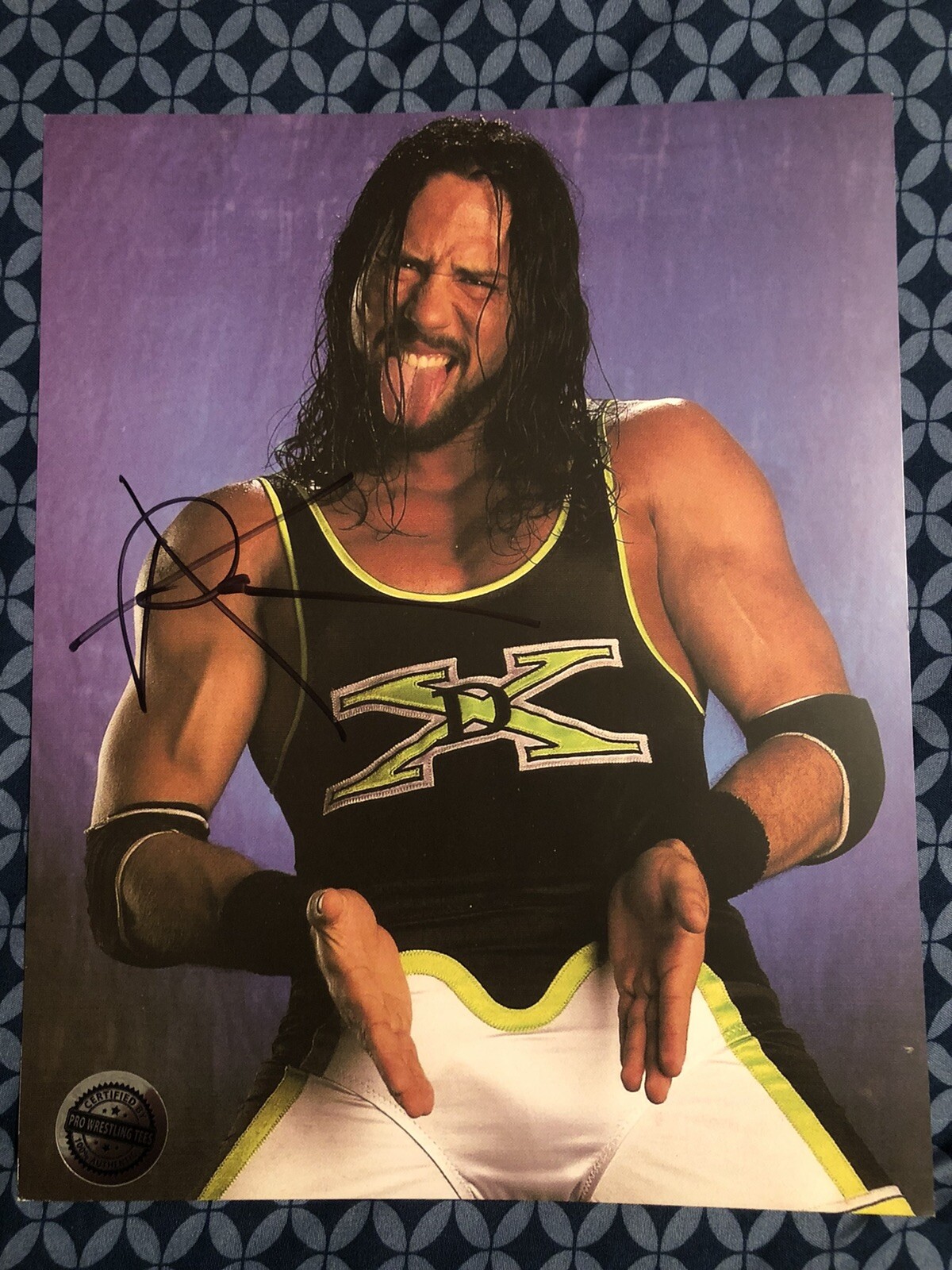 WWF WWE X-PAC Authentic Autograph Photo Pro Wrestling Crate 123 Kid DX ...