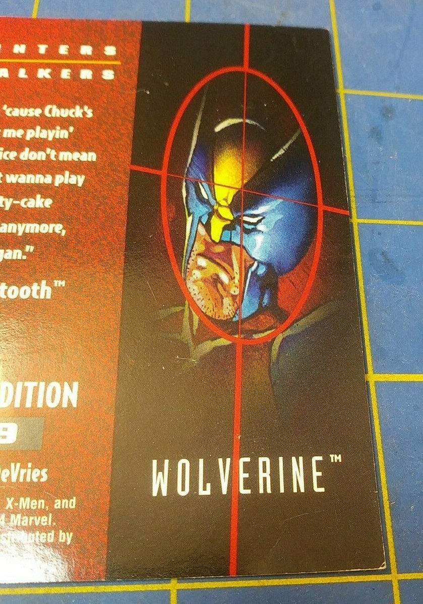 1995 Ultra X-Men Hunters & Stalkers Rainbow #7 Wolverine | eBay
