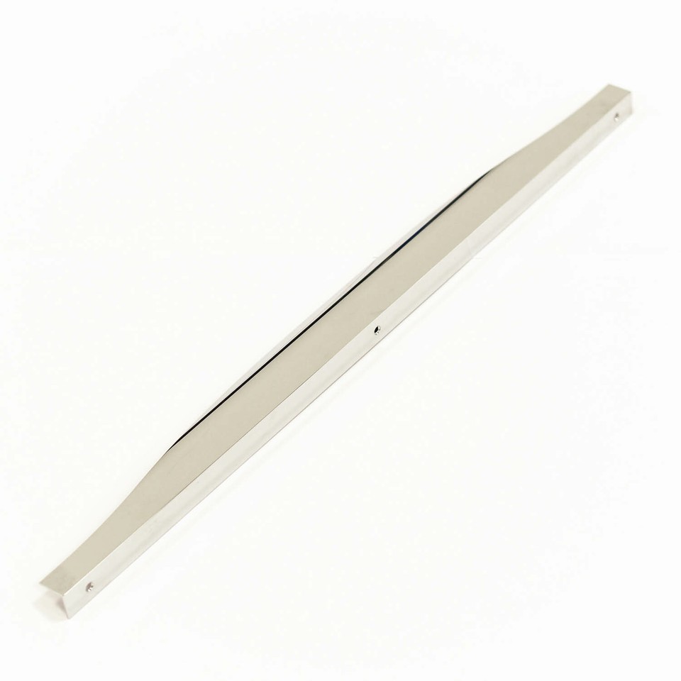 Chrome Kitchen Trim Handle Polished 596mm 796mm Edge Mount Profile Trim ...