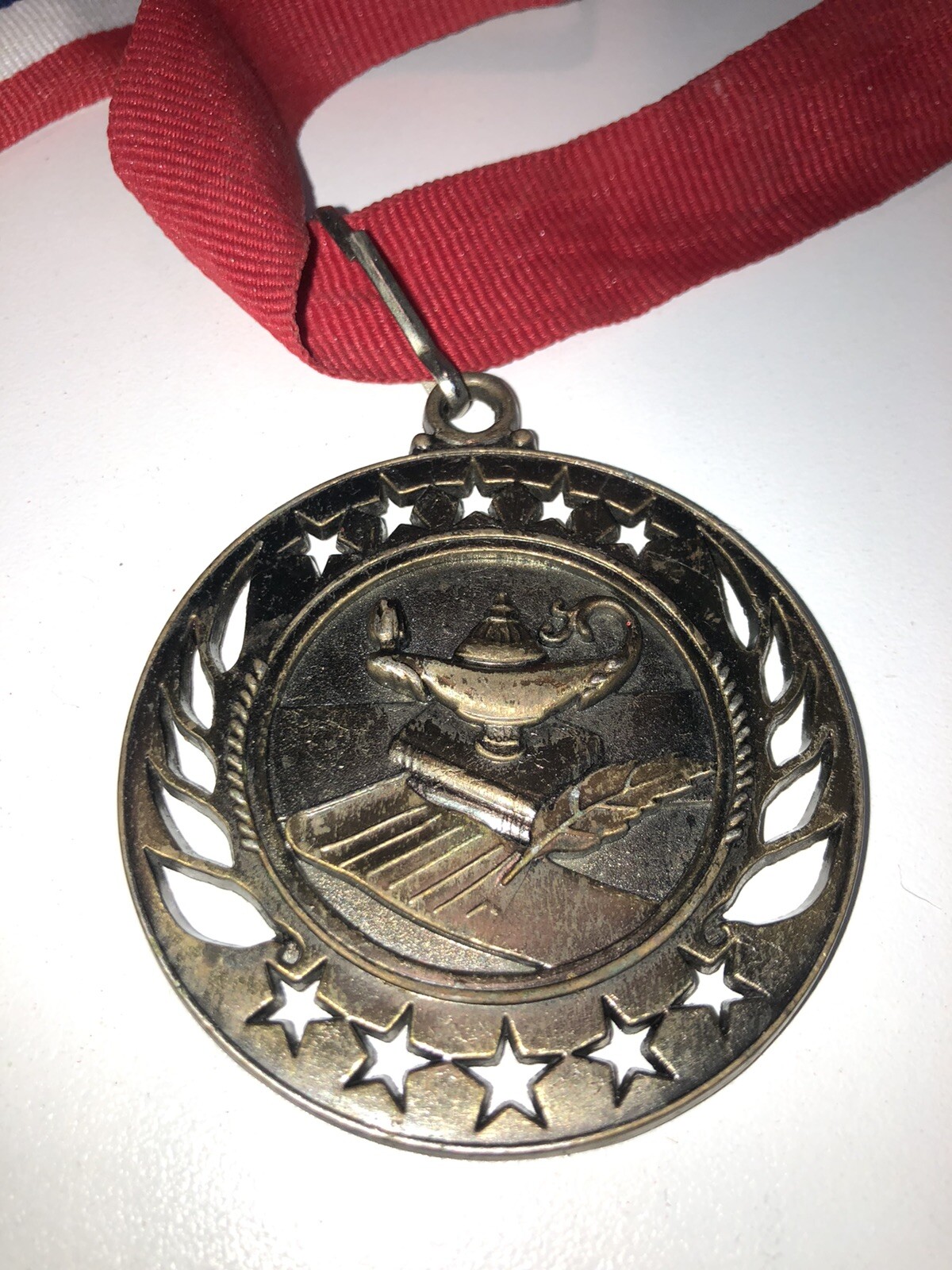 2 Elementary School Academic Excellence Medals Math Attendance High ...