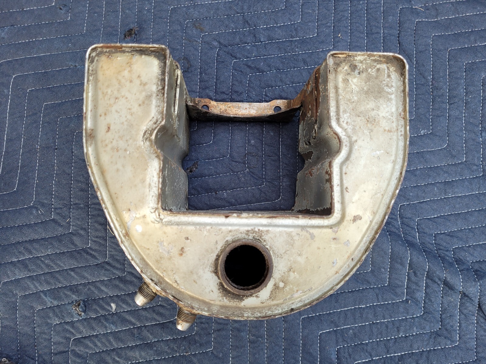 Harley Panhead Rigid Frame Oil Tank, Knucklehead FL EL | eBay