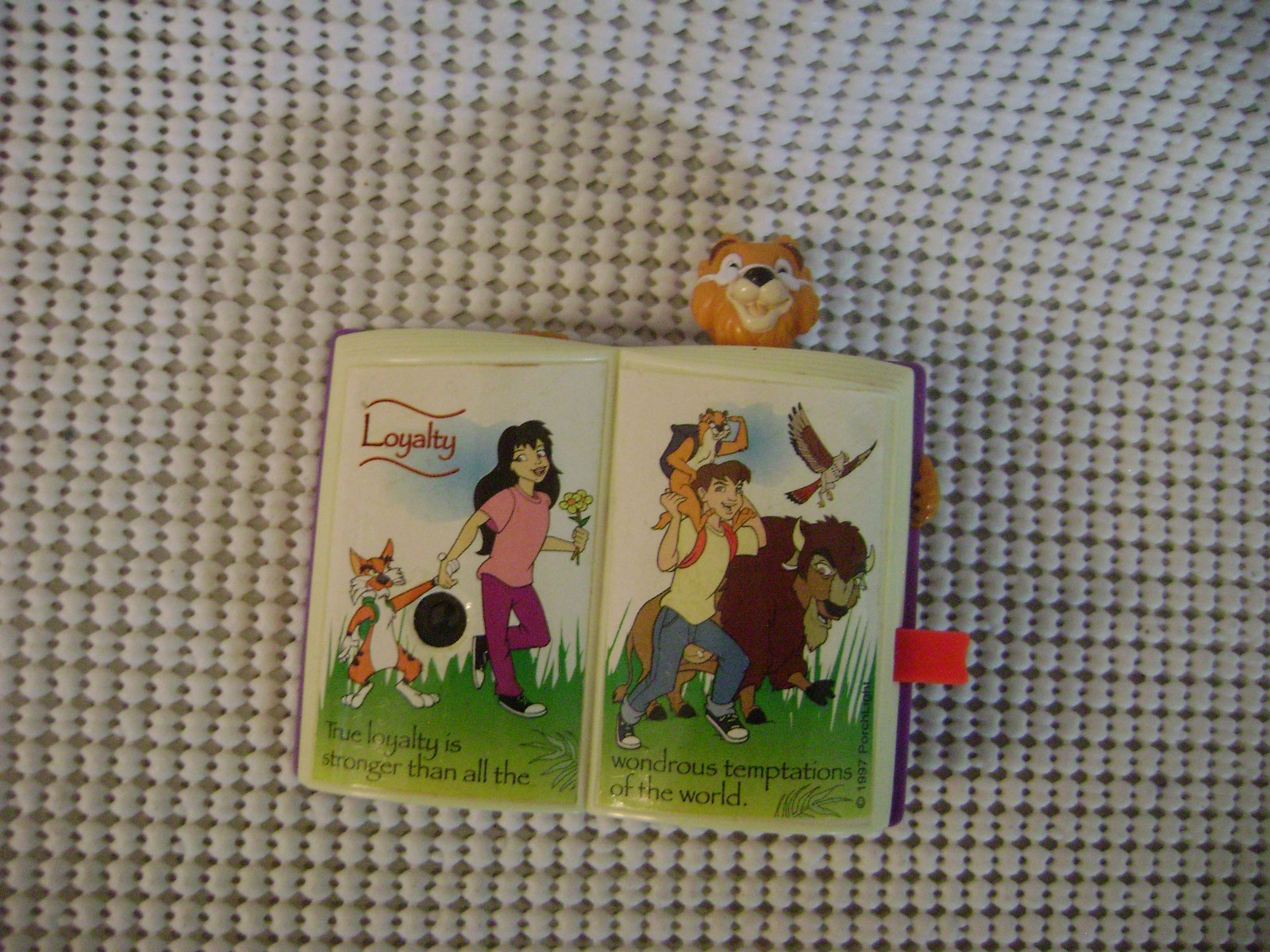 WENDY'S toy VIEWER BOOK Adventures from The Book Of Virtues 1997 vtg ...