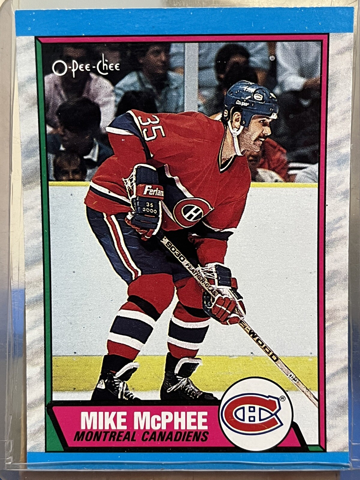 1989 O-Pee-Chee Hockey #84 Mike McPhee Montreal Canadiens | eBay
