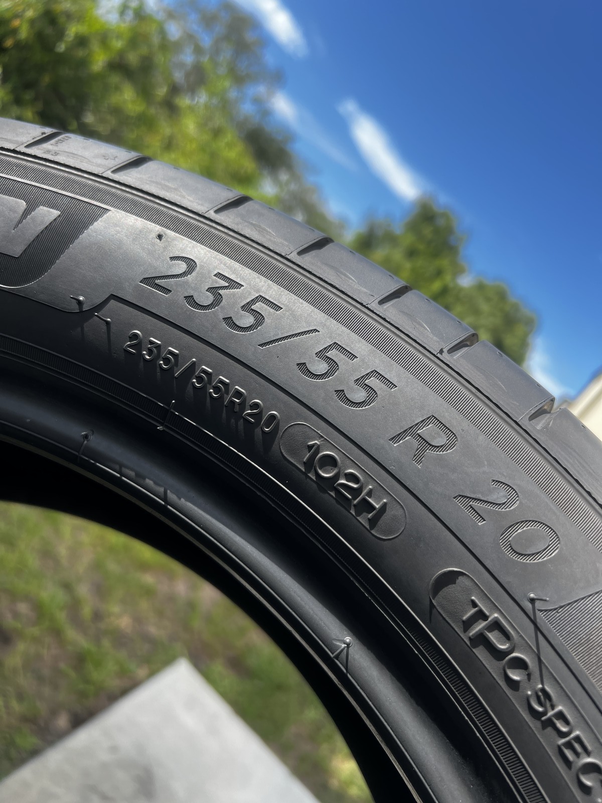 1 Tire Michelin Primacy Tour A/S TPC SPEC 235/55R20 102H DOT.0825 9.25 ...