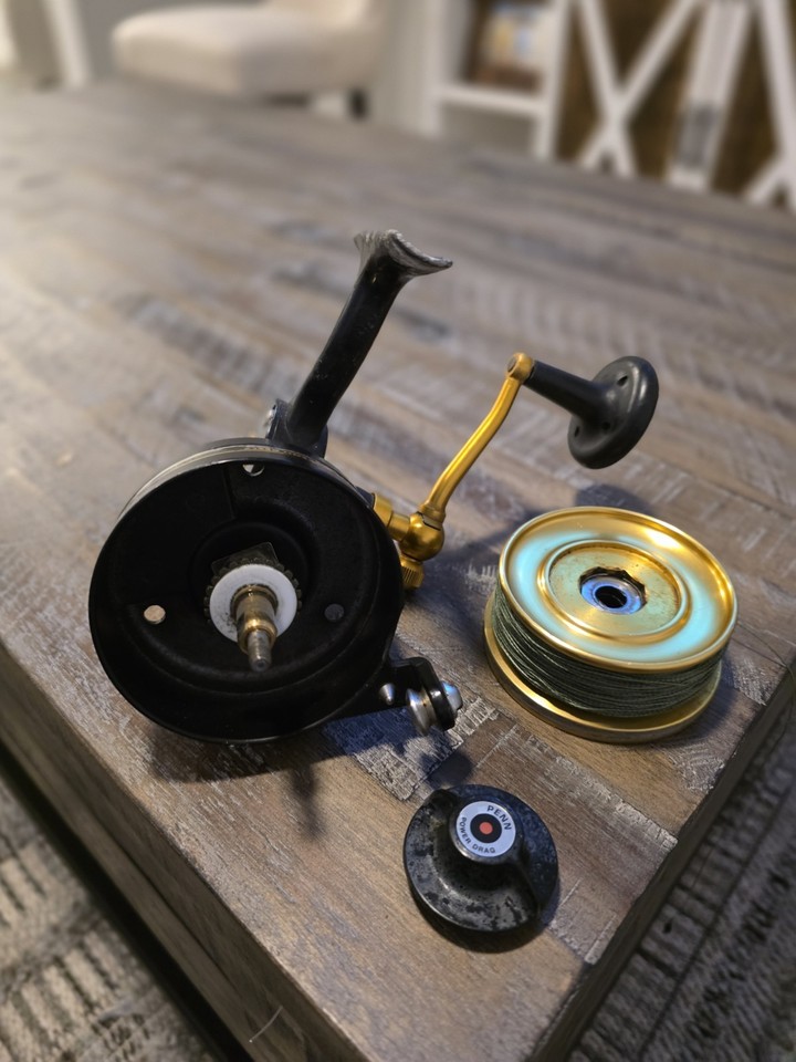 Penn 706Z Bailess Surf Fishing Reel Vintage Saltwater Reel | eBay