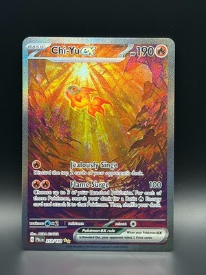 Chi-Yu EX 259/193 Special Illustration Rare SIR Pokemon Paldea Evolved ...