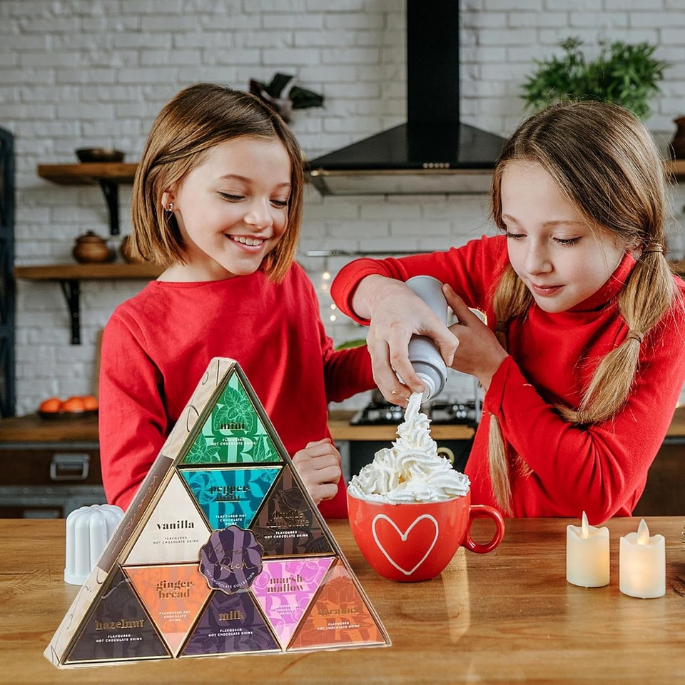 Hot Chocolate Selection Gift Set - Luxury Velvet Rich Assorted 9 ...