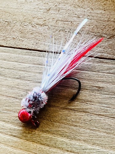 1/32oz Hand Tied Crappie Jigs Made In Bleeding Shad | eBay