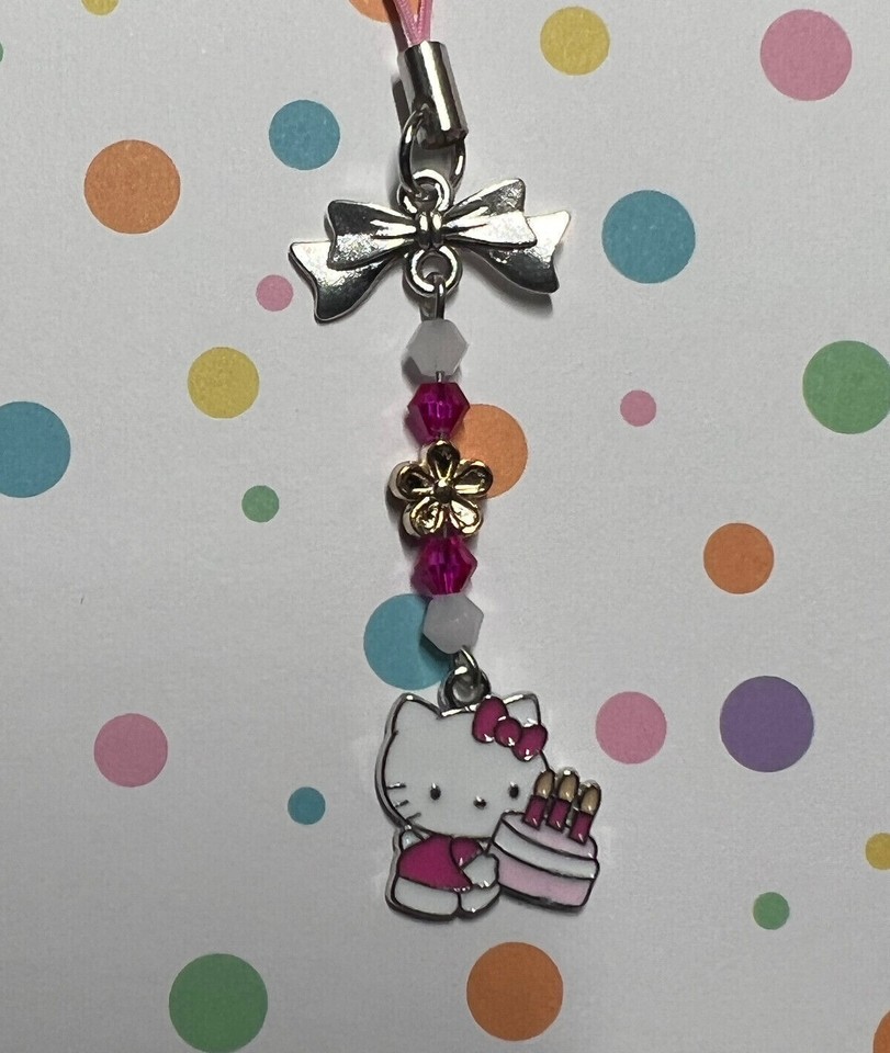 Hello Kitty Phone Charm l Sanrio Keychain | eBay