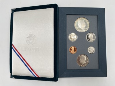 1990 U.S. Prestige Set 6 Proof Coins Including U.S. Eisenhower ...