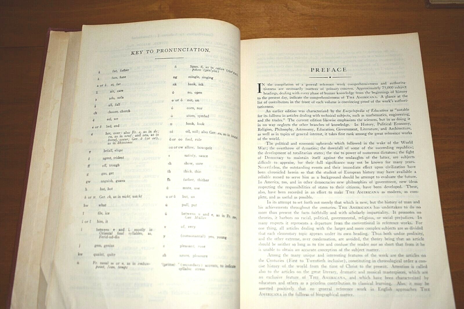 Rare 1939 The Encyclopedia Americana Set 28 of 30 Hard Cover Embossed ...