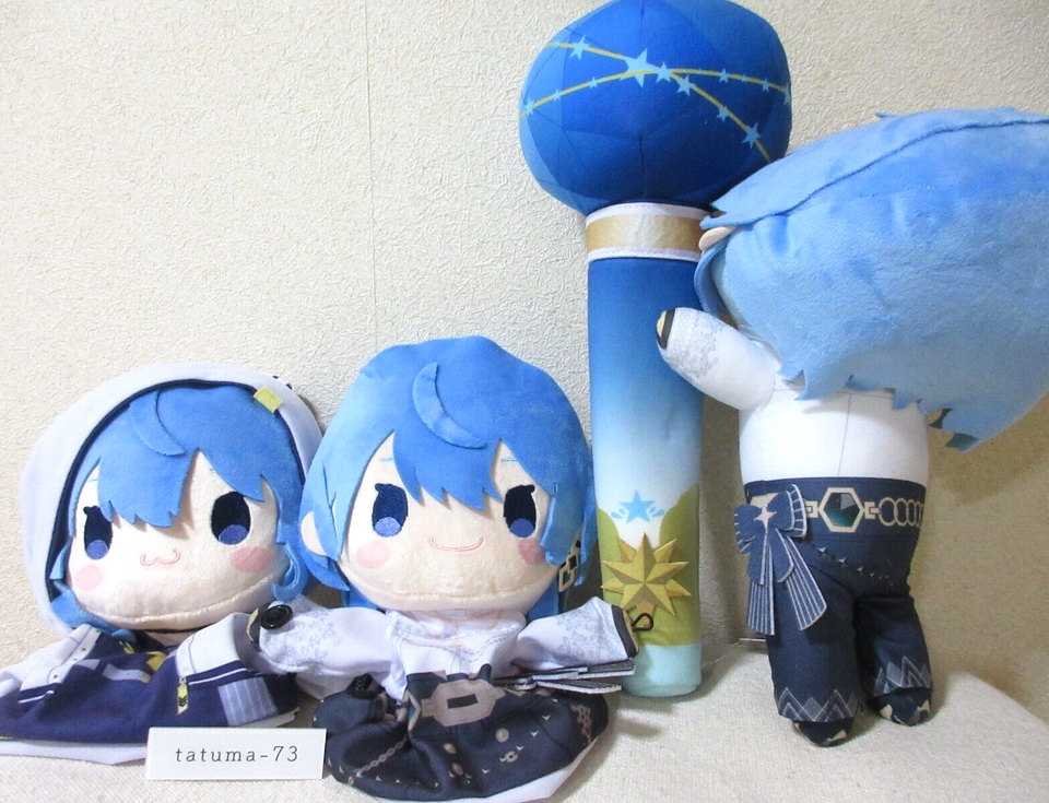 Hololive Suisei Hosimachi Nesoberi Plush Doll Puppet Microphone Pouch ...