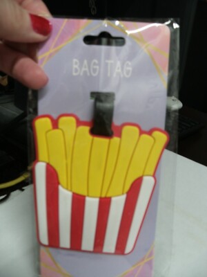 French fries Luggage Tag NEW Suitcase ID Travel Bag Tag NWT | eBay