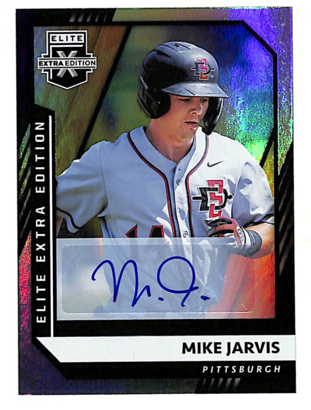 2021 Panini Elite Extra Edition Mike Jarvis auto autograph rookie card ...