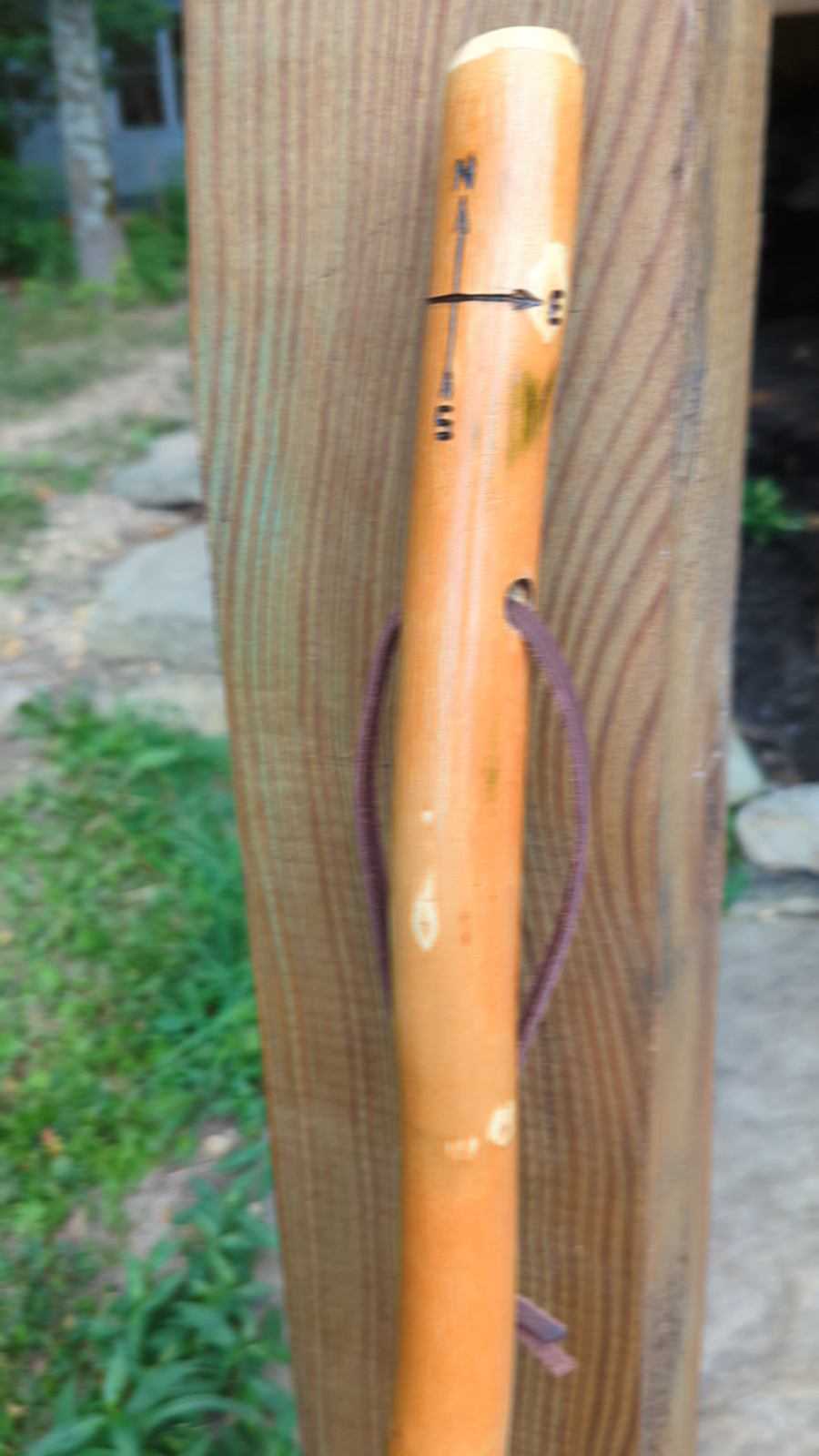 Compass Carved Walking Stick, Hand-carved Hiking Staff, Made in USA | eBay