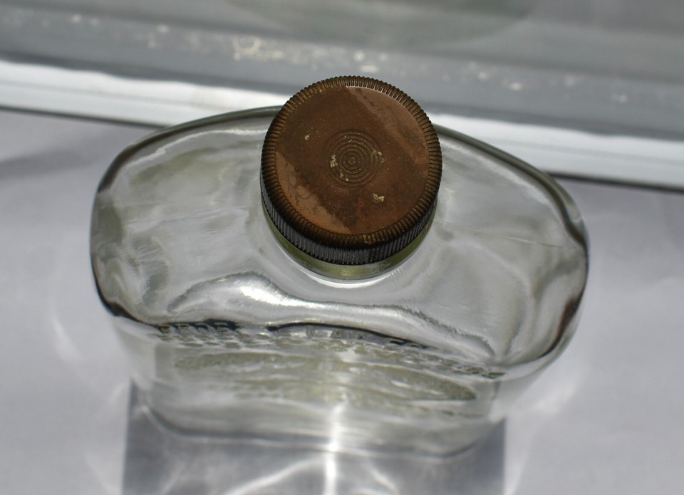 Vintage Embossed Ste Pierre Smirnoff Fls Curved Pint Crown Liquor ...