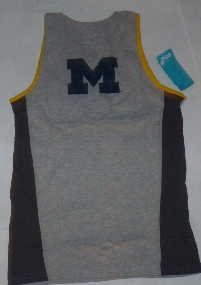 NEW NCAA Michigan Wolverines Tank Top Shirt Youth Boys L Large 14 16 ...