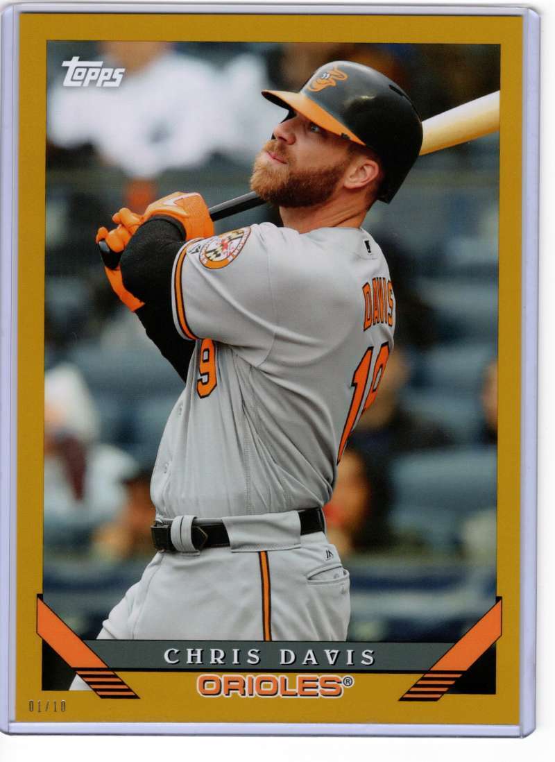 Chris Davis 2019 Topps Archives 5x7 Gold #261 /10 Orioles | eBay