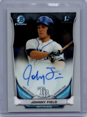 2014 Bowman Chrome #BCAP-JF Johnny Field Prospect Autographs | eBay
