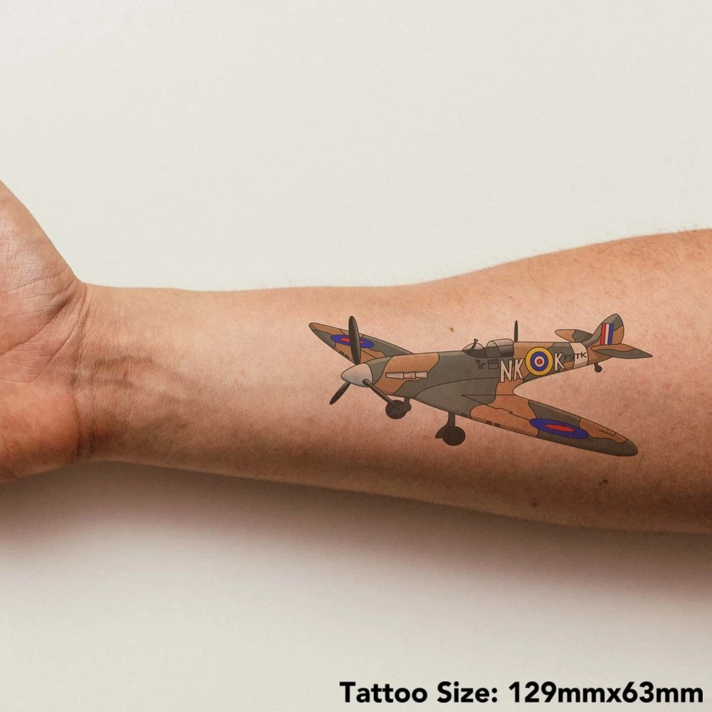 Ww2 Fighter Jet Tattoo