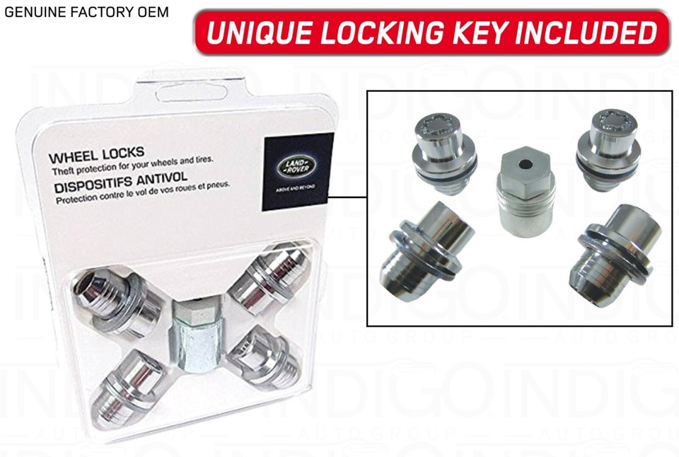 06-20 Range Rover LR3 LR4 Range Rover Sport Wheel Lock Lug Nuts Genuine ...