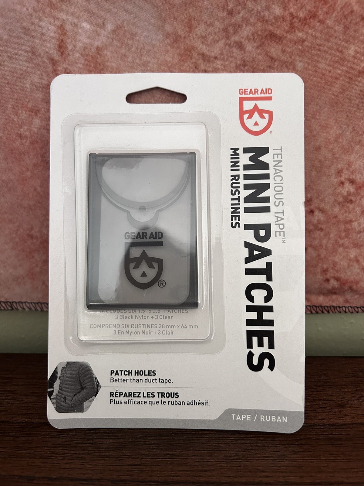 Gear Aid Tenacious Tape Mini Repair Patches Black Clear 10760z Aoi Inx ...