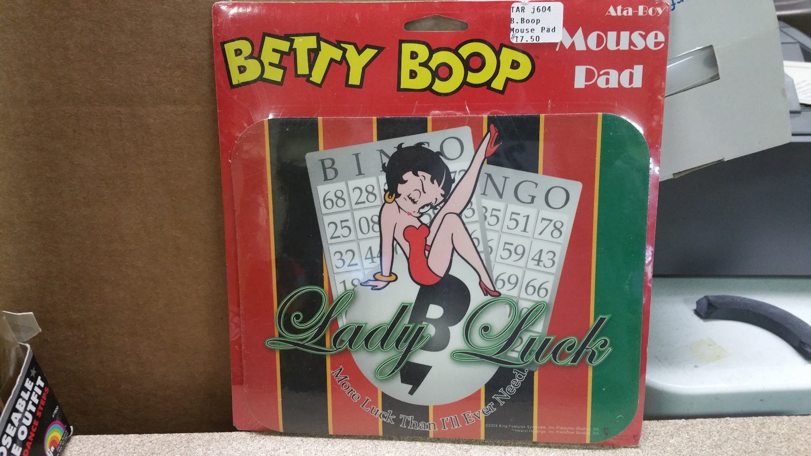 New Betty Boop Mouse Pad for "Lady Luck" | eBay
