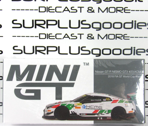 2025 Mini-GT Overseas Edition: NISSAN GT-R NISMO GT3 #23 KCMG 2018 FIA ...