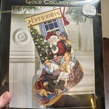 Dimensions Crafts 71-09154 Needlecraft Sweet Santa Stocking in ...