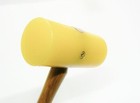 Plastic Mallet 1-3/4" D 9oz Polyethylene Yellow Hammer Non Marring ...