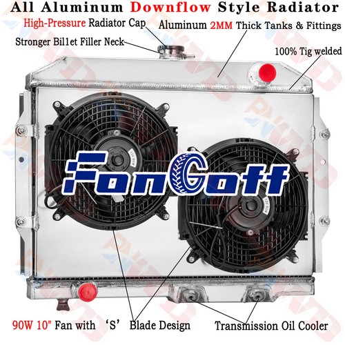 3 Row Radiator Shroud Fan For 70-74 AMC Gremlin Hornet Javelin/60-74 ...