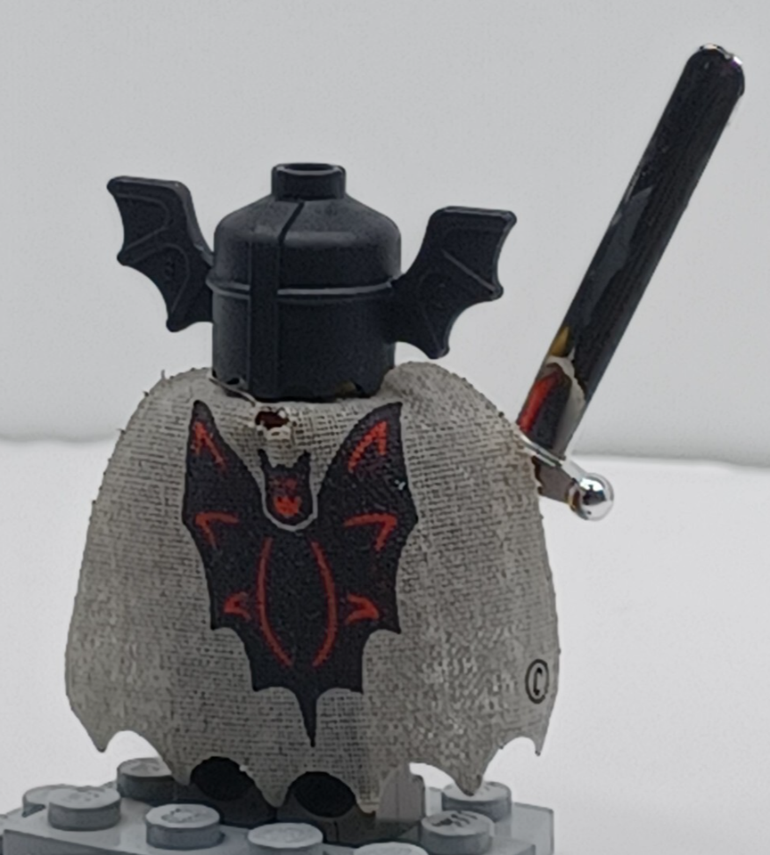 LEGO Castle Fright Knights Bat Lord Minifigure w/ Cape,Sword cas022 | eBay