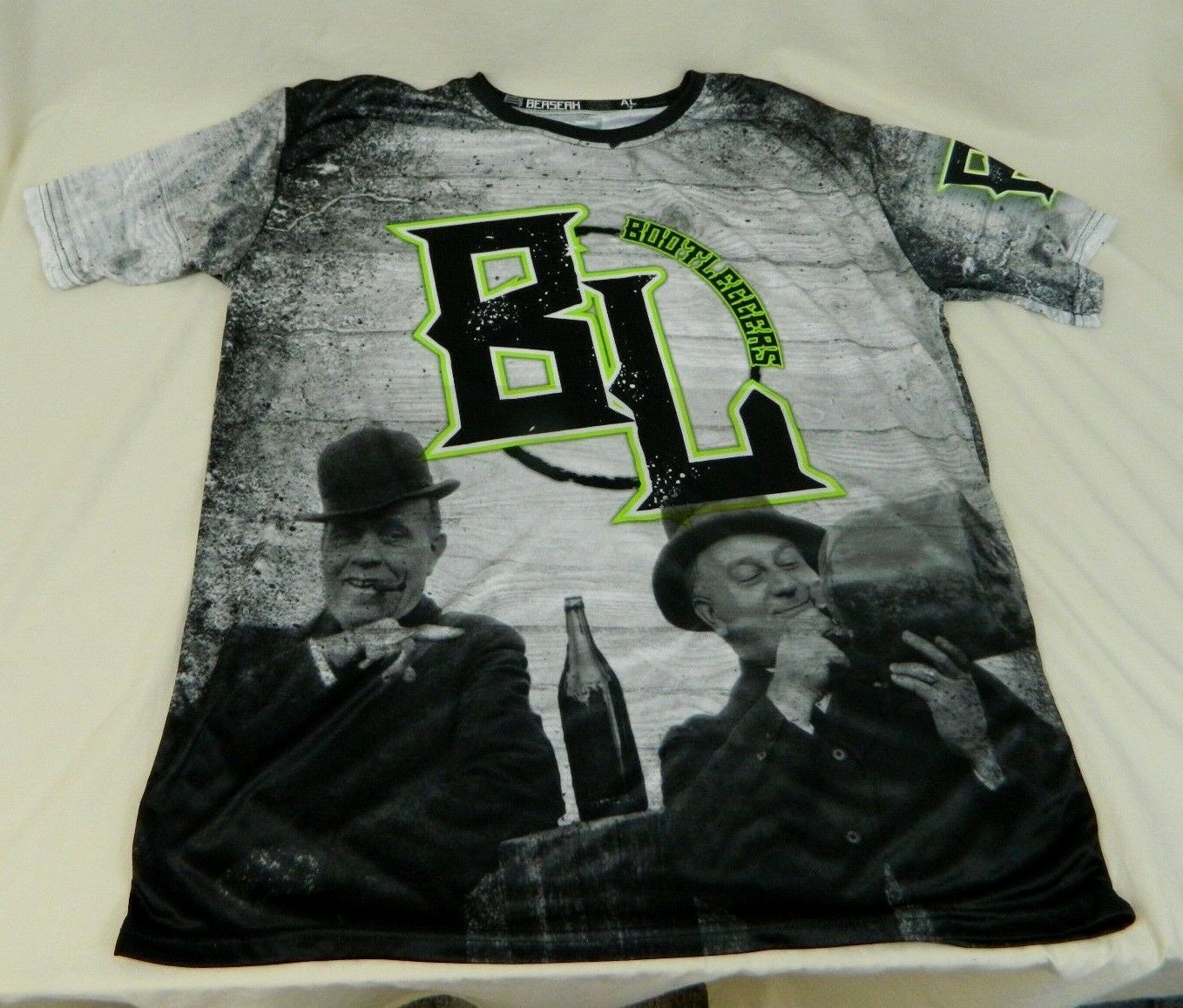 Bootleggers Brewing Berserk T Shirt Size Large #7 Haeberle Black Gray ...