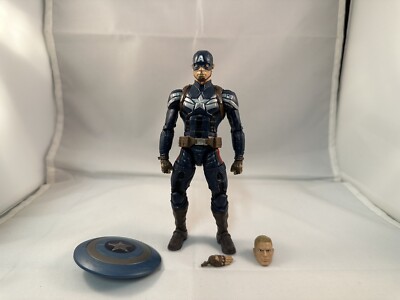 Marvel Legends Infinite Series Captain America Winter Soldier Mandroid ...