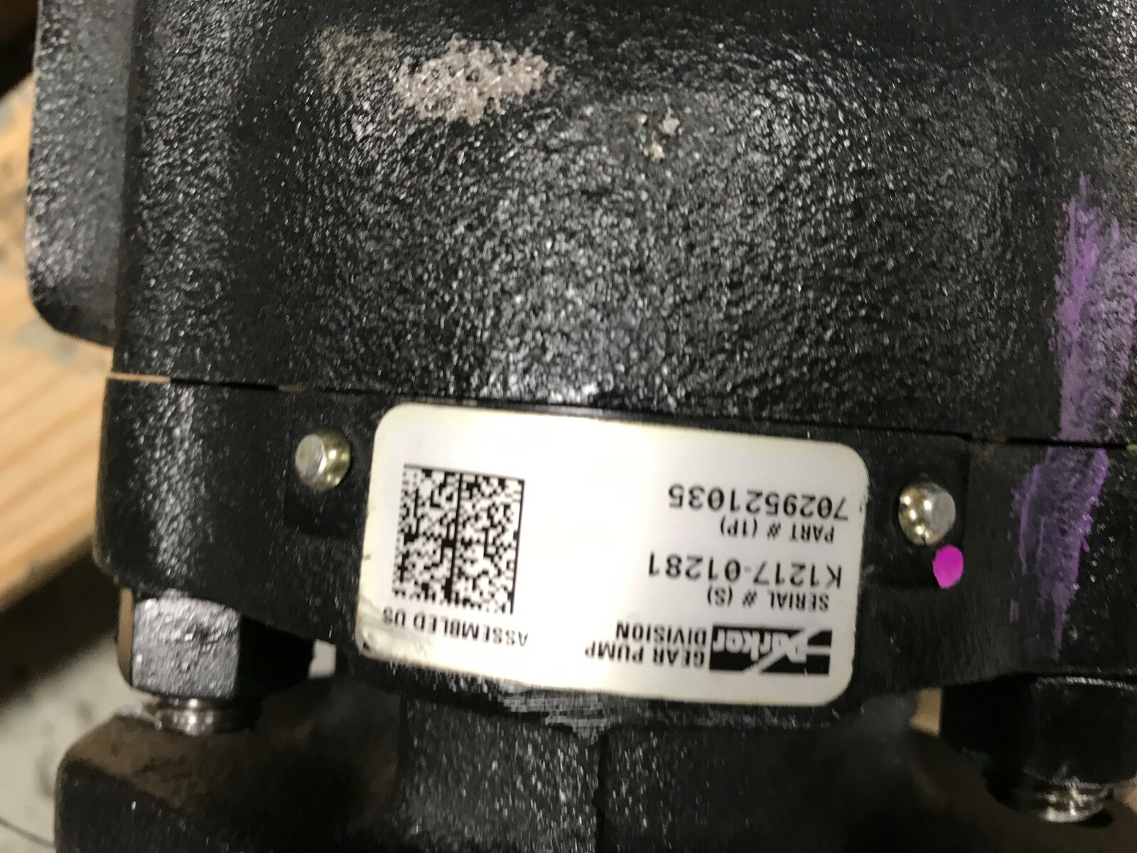 PARKER PUMP 7029521035 K1217-01281 NEW | eBay