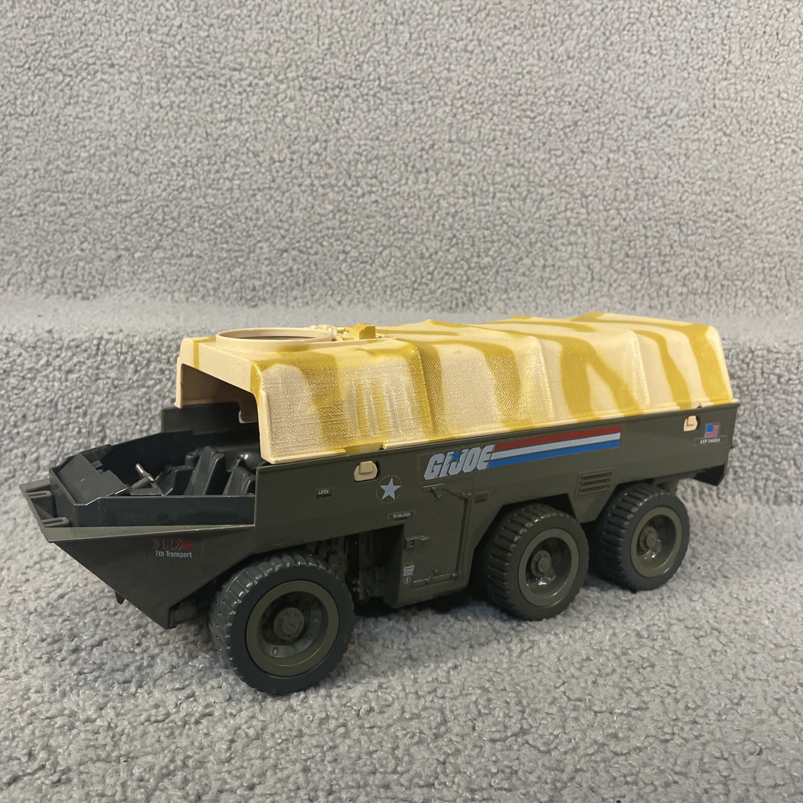 Vintage 1983 ARAH GI Joe APC Amphibious Personnel Carrier Seat Belts ...