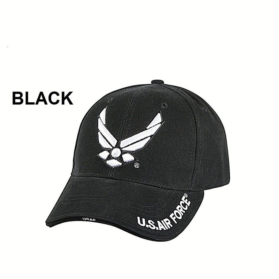 US Air Force ' New Logo ' Wing Insignia Ball Cap Hat USAF Korea Vietnam ...