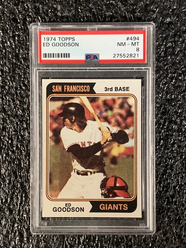 1974 Topps Baseball #494 Ed Goodson PSA 8 | eBay